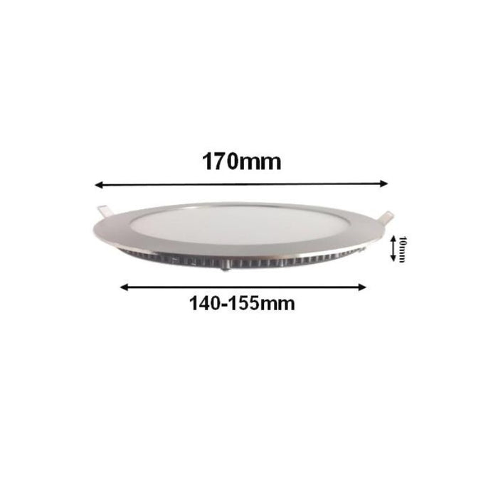 Spot LED Extra Plat Rond ALU 12W | Silamp