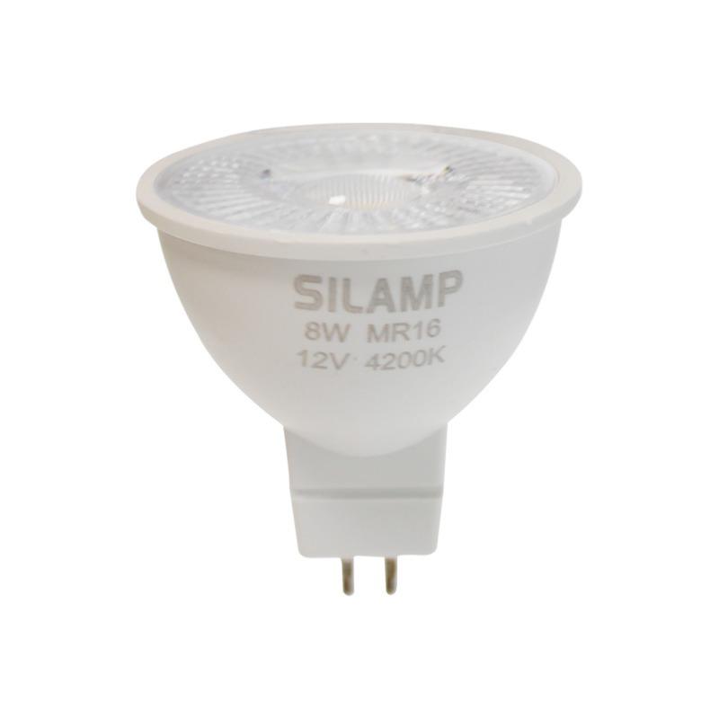Ampoule Led Gu5 3 Mr16 12v 8w Smd 80° Pack De 10 Silamp